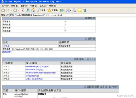 扫描 实验一:端口扫描x Scanxscan Csdn博客 扫描 实验一:端口扫描x Scanxscan Csdn博客