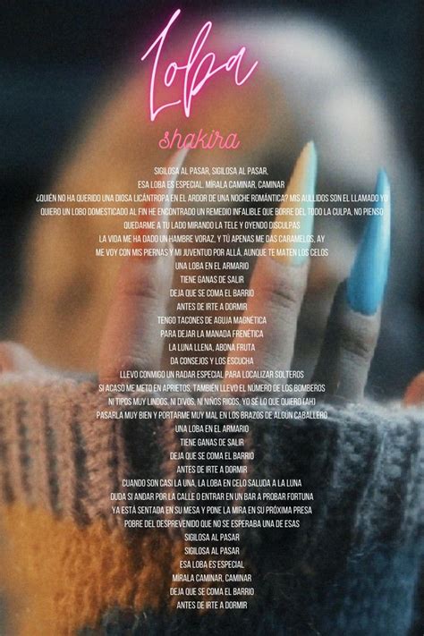 Loba Shakira Canciones Shakira Shakira Letras Shakira