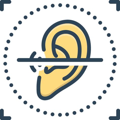 Ear Recognition Ear Recognition Identify Auditory Authentication Detection Icon Download