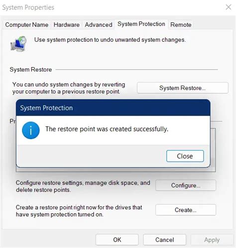 How To Create A Restore Point On Windows 11 PC