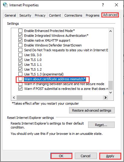 How To Fix The Website Security Certificate Error MiniTool