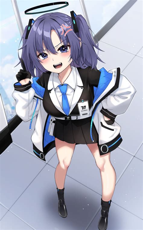 Yuuka Blue Archive Drawn By Nahanmin Danbooru