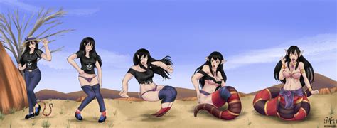 Rule 34 Coral Snake Female Lamia Naga Snake Girl Transformation