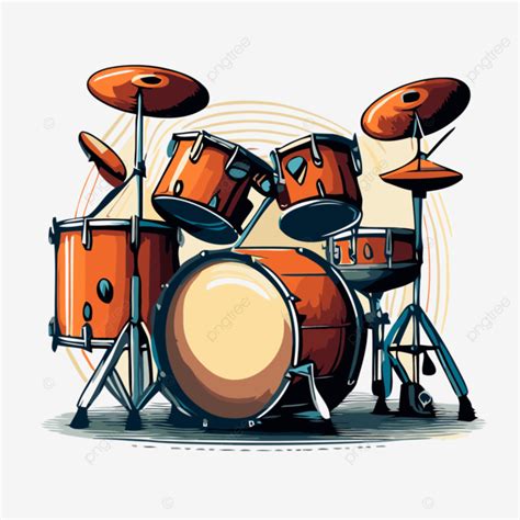 드럼 키트 벡터 스티커 클립 아트 드럼 세트 그래픽 일러스트 세트 드럼 드럼 만화 상표 클립 아트 Png 일러스트 및 벡터 에 대한 무료 다운로드 Pngtree