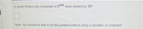 Solved 1 Point Find The Smallest Positive Integer Solution