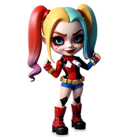 Download Harley Quinn Chibi Version Png 05212024