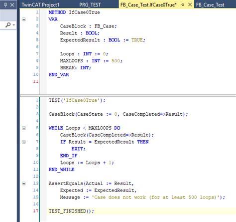 tcunit does not work anymore after infinite loop in testmethod · issue