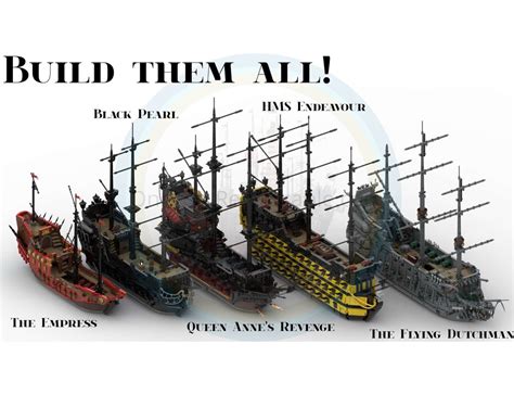Lego Moc 208568 Tps Black Pearl Pirates Of The Caribbean By The
