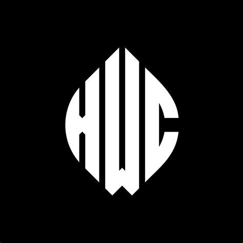 Diseño De Logotipo De Letra De Círculo Xwc Con Forma De Círculo Y