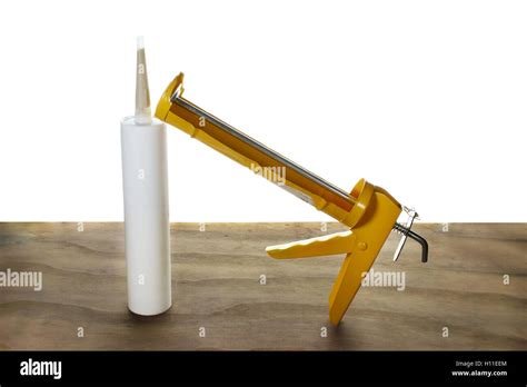 Silicone Sealant Gun Stock Photo Alamy