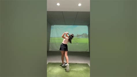 회원님 피니쉬 자세 예쁘게 만들어볼까요~🌸🩷klpga정혜윤프로 프로골퍼 골프선수 여자프로골퍼 골프스윙 골프레슨