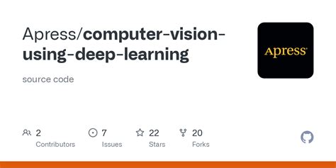 Github Apresscomputer Vision Using Deep Learning Source Code