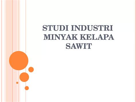 Class Project Industrial Analysis Ppt