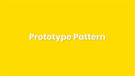 prototype design pattern the prototype design pattern is a… by