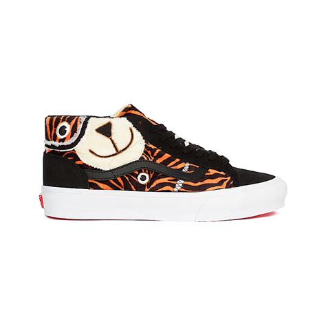 Vans Vans Mid Zoo Skool Unstuffed Animal Tiger Vn0a7q4s91u From 4995