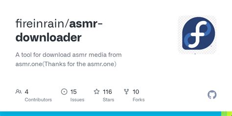 Asmr Downloader Readme Md At Master · Fireinrain Asmr Downloader · Github