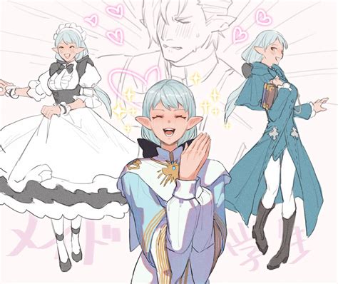 Ameliance Leveilleur And Fourchenault Leveilleur Final Fantasy And 1