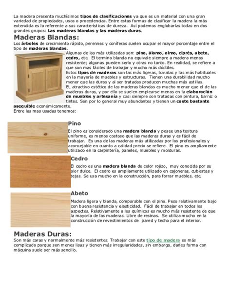 Doc Clasificacion De La Madera
