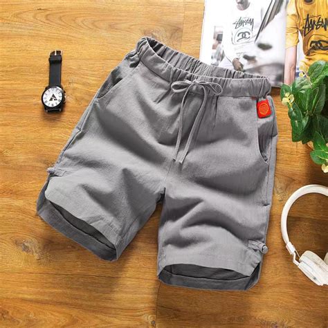 กางเกงขาสั้นผู้ชายกางเกงห้าจุดลำลองขนาดบวกฤดูร้อนกางเกงขาสั้นผู้ชายสไตล์จีน Shopee Thailand