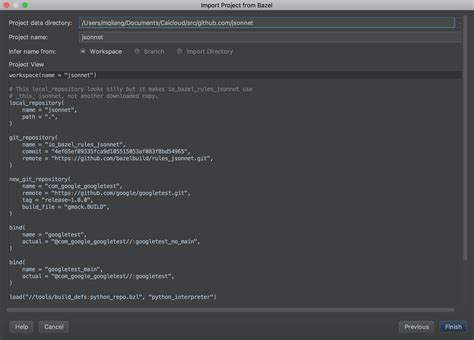 Can Not Import Bazel Project Using Jetbrains Clion · Issue 384