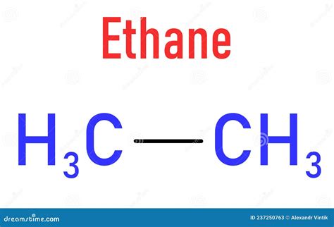Ethane Skeletal Structure
