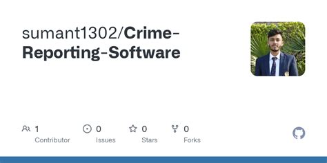 Github Sumant1302crime Reporting Software