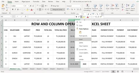 Rows And Columns In Excel Dmut In