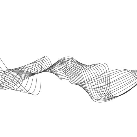 Premium Vector Abstract Wave Element Vector Line Art Waves Background Design