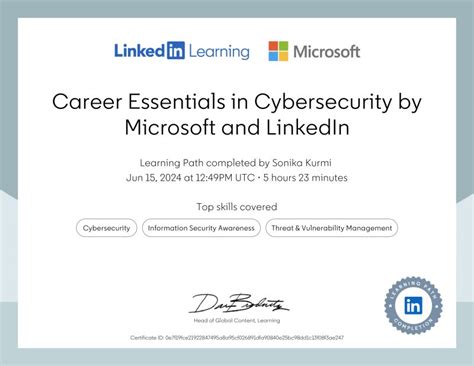 Sonika Kurmi On Linkedin Cybersecurity Microsoft Linkedinlearning