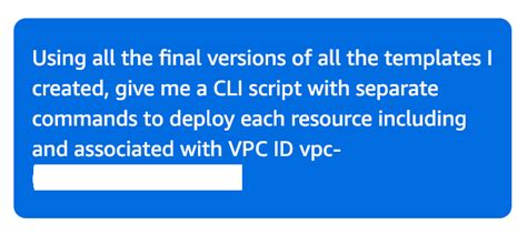 Creating A Cli Script To Deploy A Set Of Resources With Cloudformation