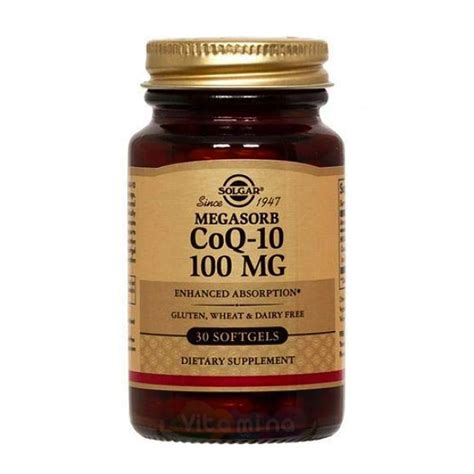 Солгар Megasorb Коэнзим Coq 10 100мг 30 капс купить в интернет