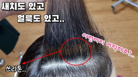 새치염색 밝게 하려는데 이럴 땐 어떻게 해야 할까요 Youtube