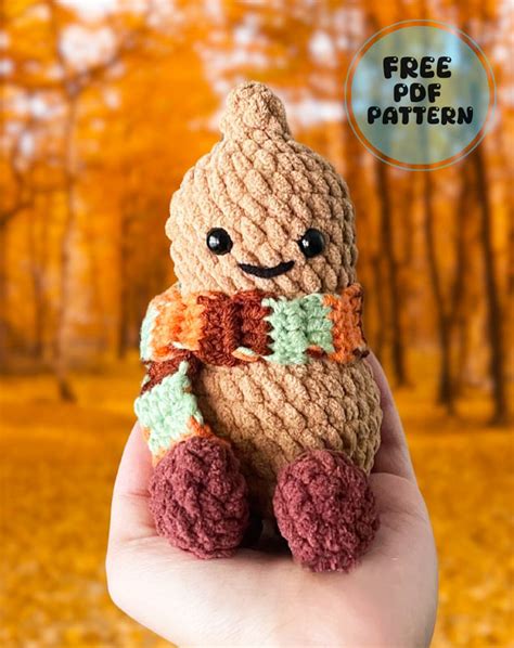 Plush Jellycat Peanut Crochet Pdf Pattern