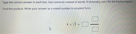 [answered] type the correct answer in each box use numerals inste
