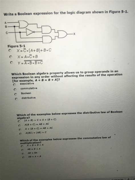 Solved Write A Boolean Expression For The Logic Diagram Chegg Com