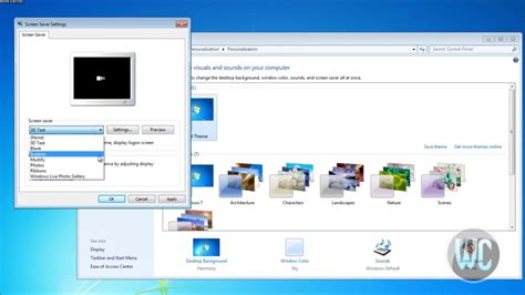 Windows 7 Screensaver 3d