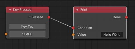 A First Example Upbge Upbge Logicnodes Github Wiki