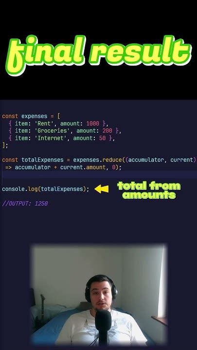 Master Javascripts Reduce Method Lightning Fast Explanation 🔥