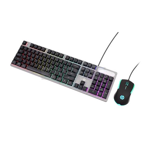 Hp Km300f Rgb Gaming Keyboard And Mouse Easypc