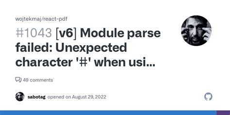 V6 Module Parse Failed Unexpected Character When Using Create