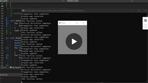 a little while ago i built this interactive water simulation using c