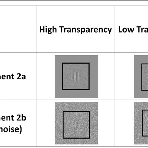 An Illustration Of Stimuli With Different Levels Of Noise In Experiment