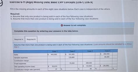solved exercise 6 11 aigo missing data basic cvp concepts