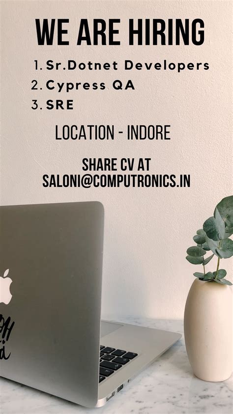 Saloni Jagtap On Linkedin Flexibleworkinghours Mncjobs Usajobs Indorejobs Sre