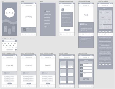 IOS IPhone X Mobile App Wireframes Screens Prototype On Behance