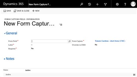 mapping form capture fields clickdimensions support