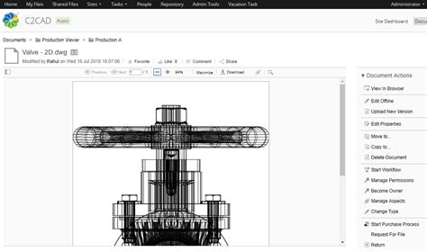 Alfresco QCAD Integration For CAD Files Preview