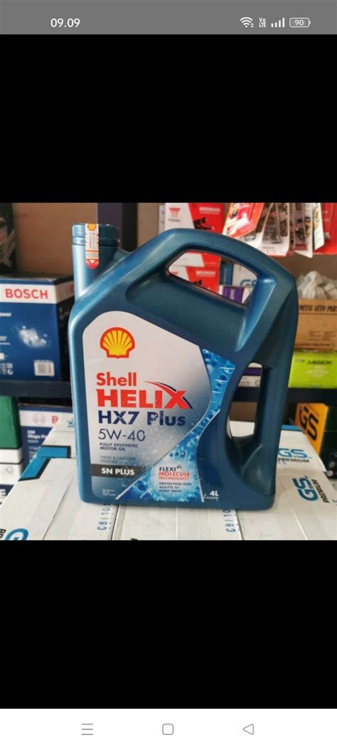 Oli Mobil Shell Helix Hx7 Plus 5w 40 Shell Hx7 Lazada Indonesia