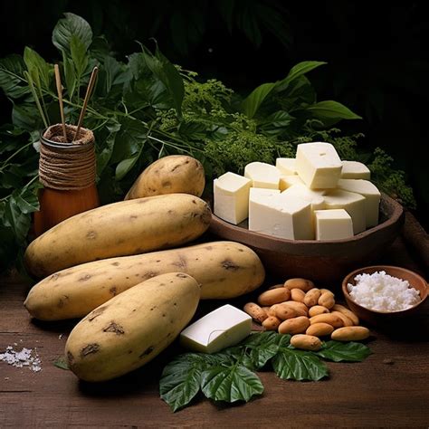 Premium Ai Image Cassava Food