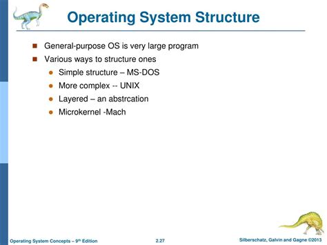 PPT Chapter 2 Operating System Structures PowerPoint Presentation Free Download ID 5621542